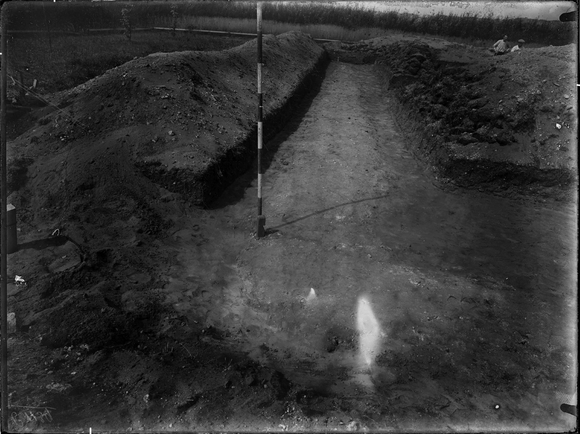 Archief van het Rijksmuseum van Oudheden | Fundament v.h. kerkje van St ...